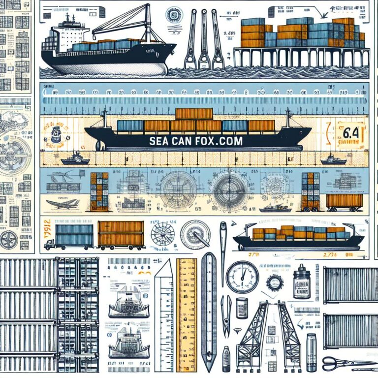 Shipping Container / Sea Cans: Sizes in Meters & Feet - Sea Can Fox